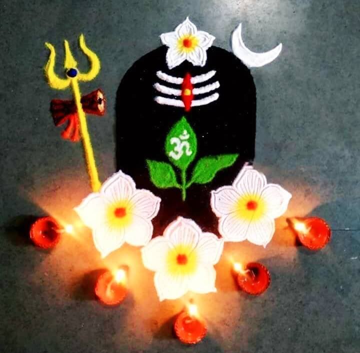 Rangoli Designs Images For Navratri