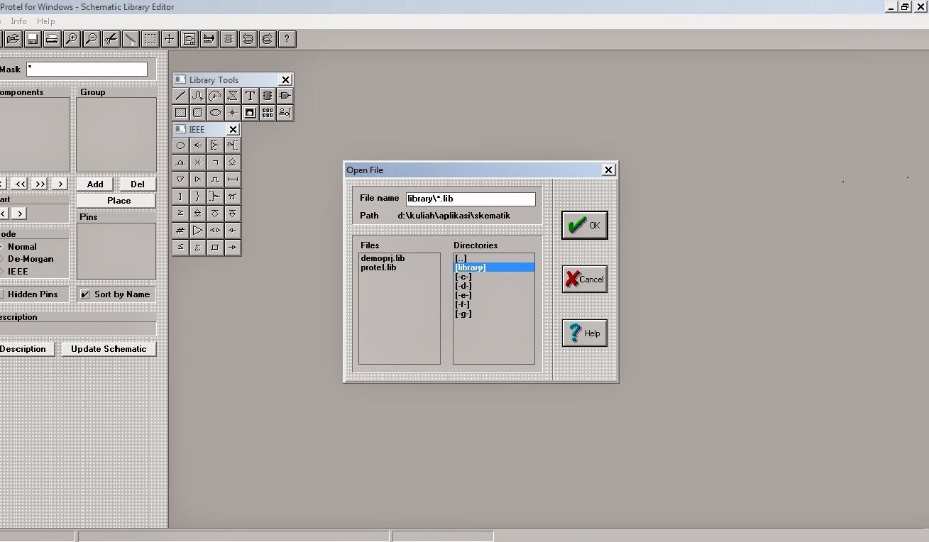 Materi 3 : Menggambar IC Menggunakan Protel Schematic Editor ~ Welcome ...
