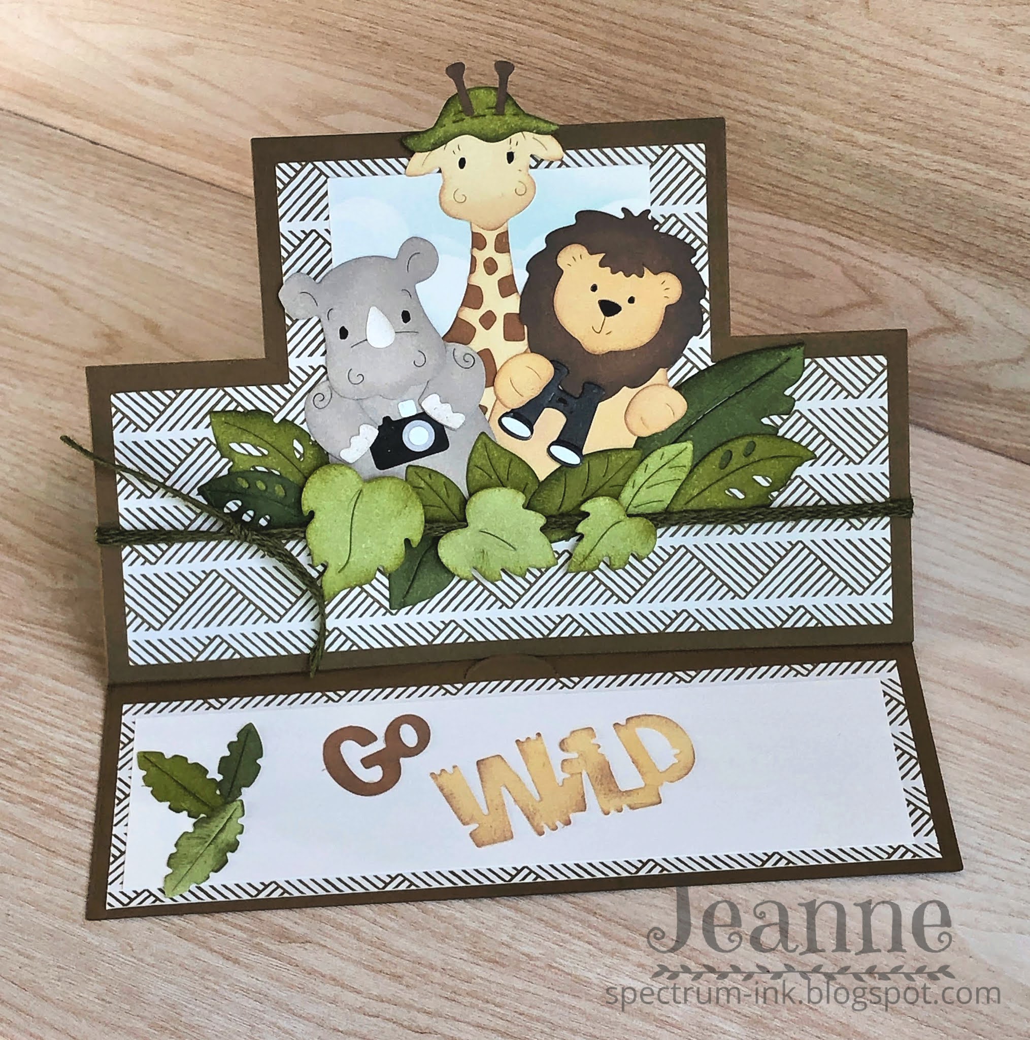 Spectrum Ink: Who's Watching Who Safari Card