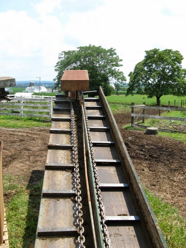 Happily married...to the cows!: Another New Barn Cleaner Chain...
