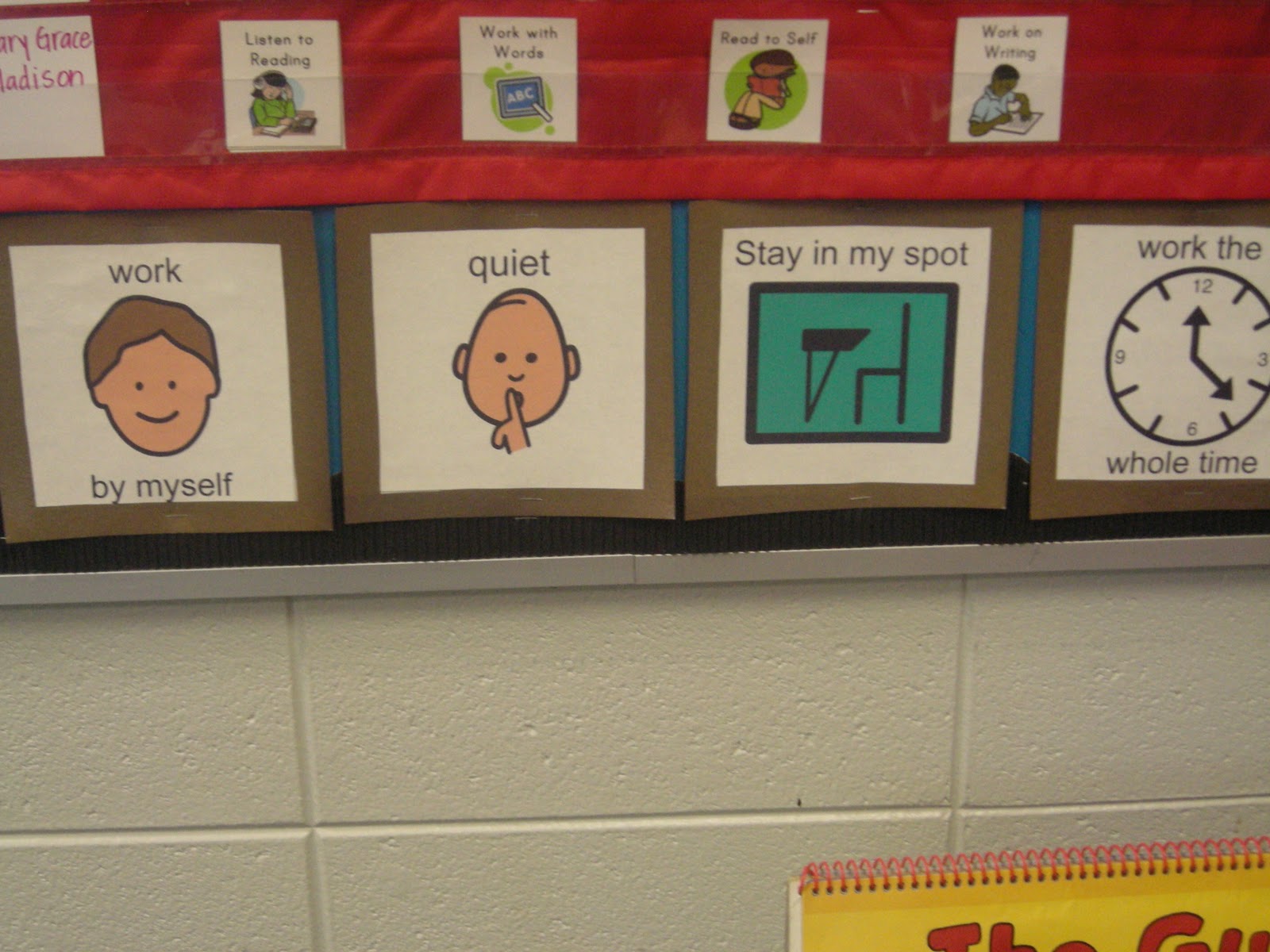 F is for First Grade: Literacy Station Rotation Chart