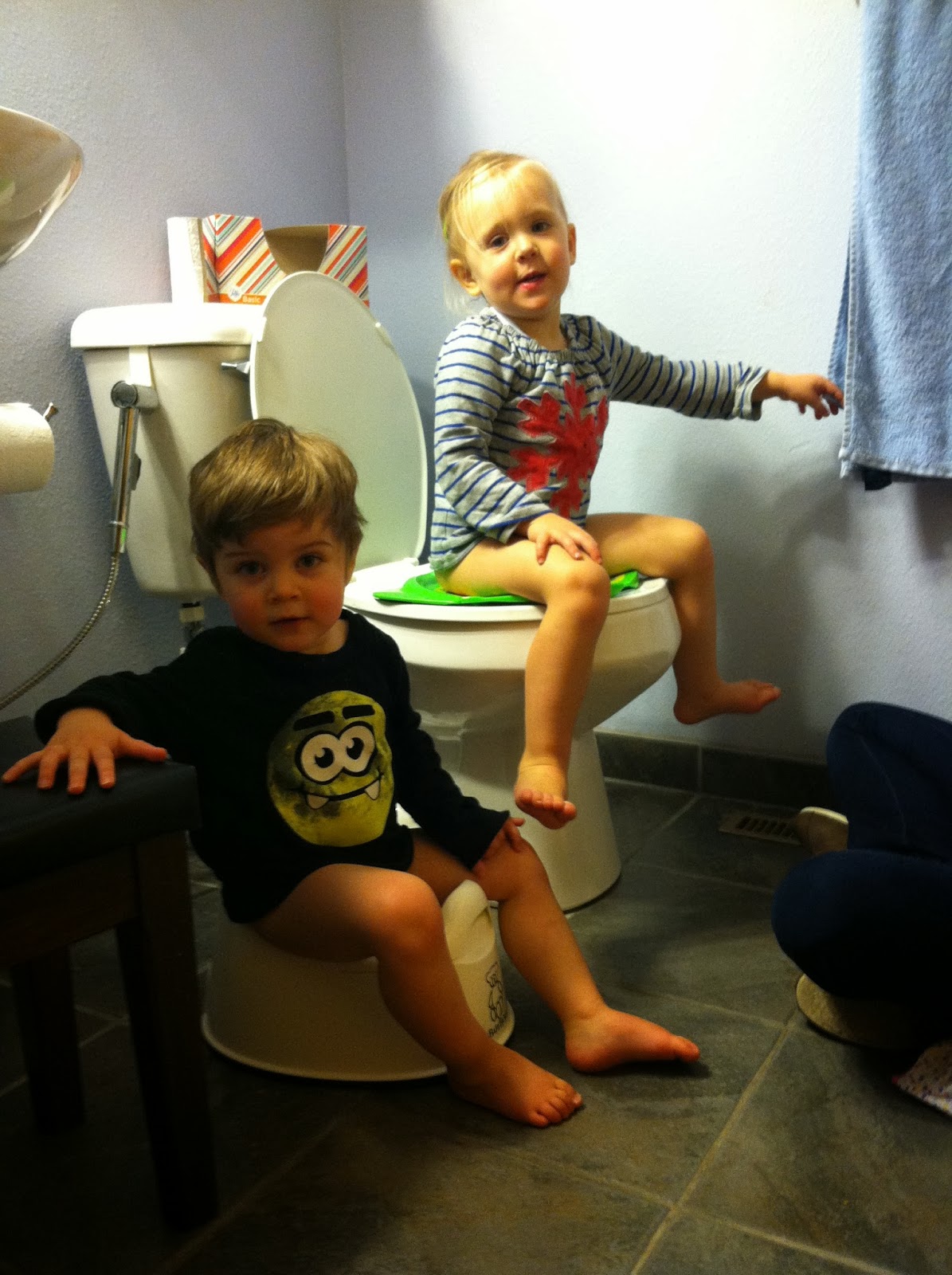Berken Family: Potty with friends