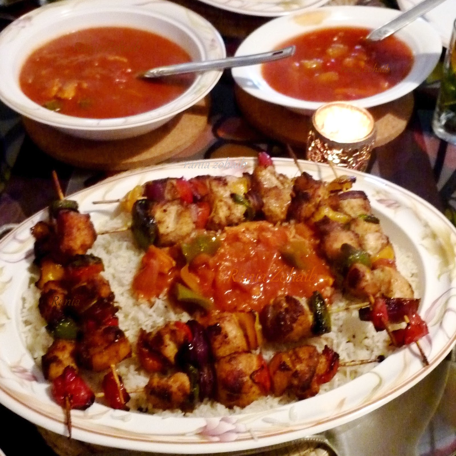 Rania @ Work with sugar'n spice: Chicken Shashlik