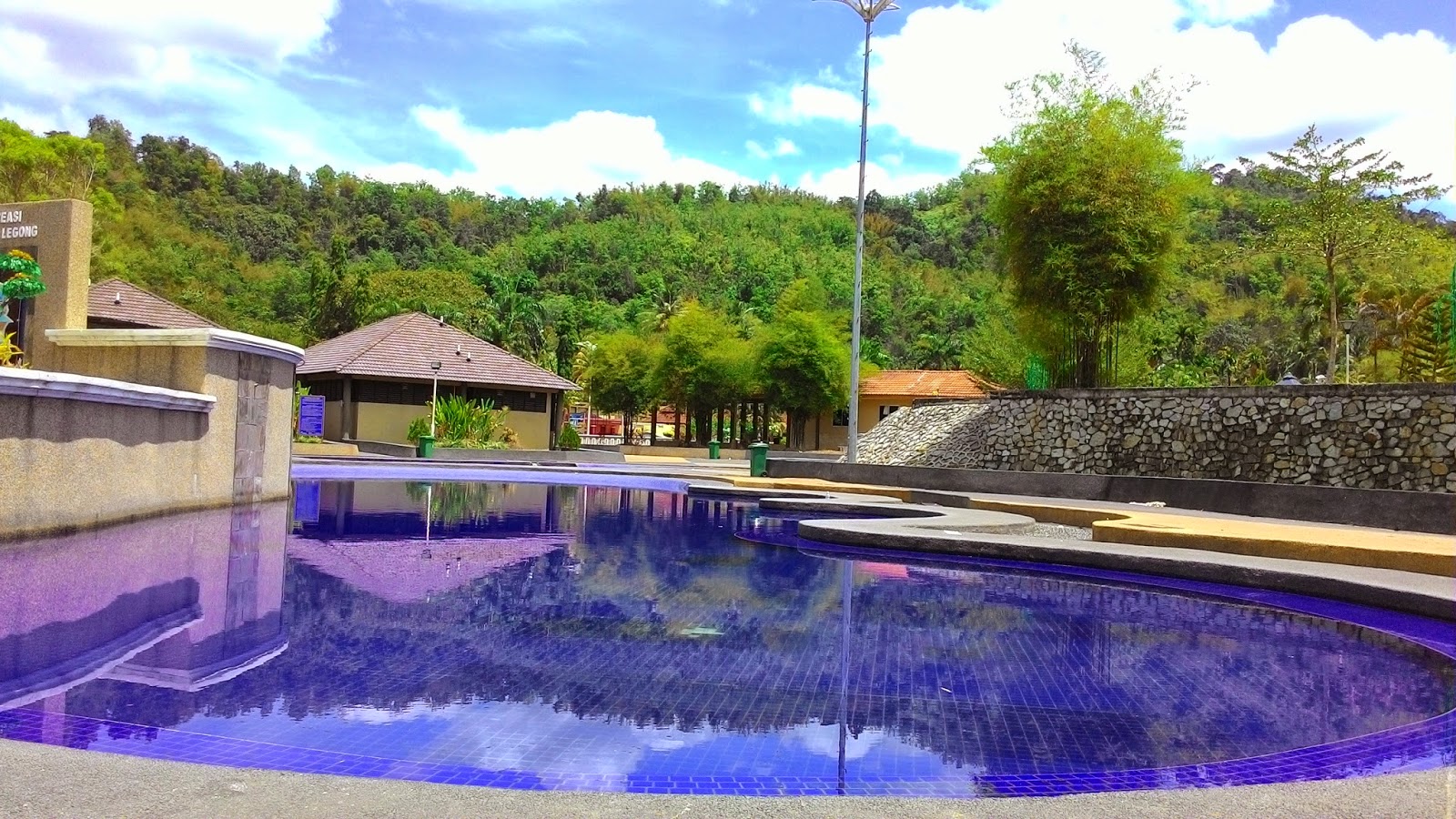 Holiday with family: Pool view Resort Ulu Legong Hot Spring