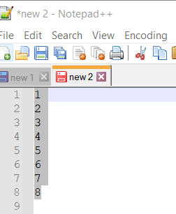 Notepad++ convert multiple lines to a single line and vice versa