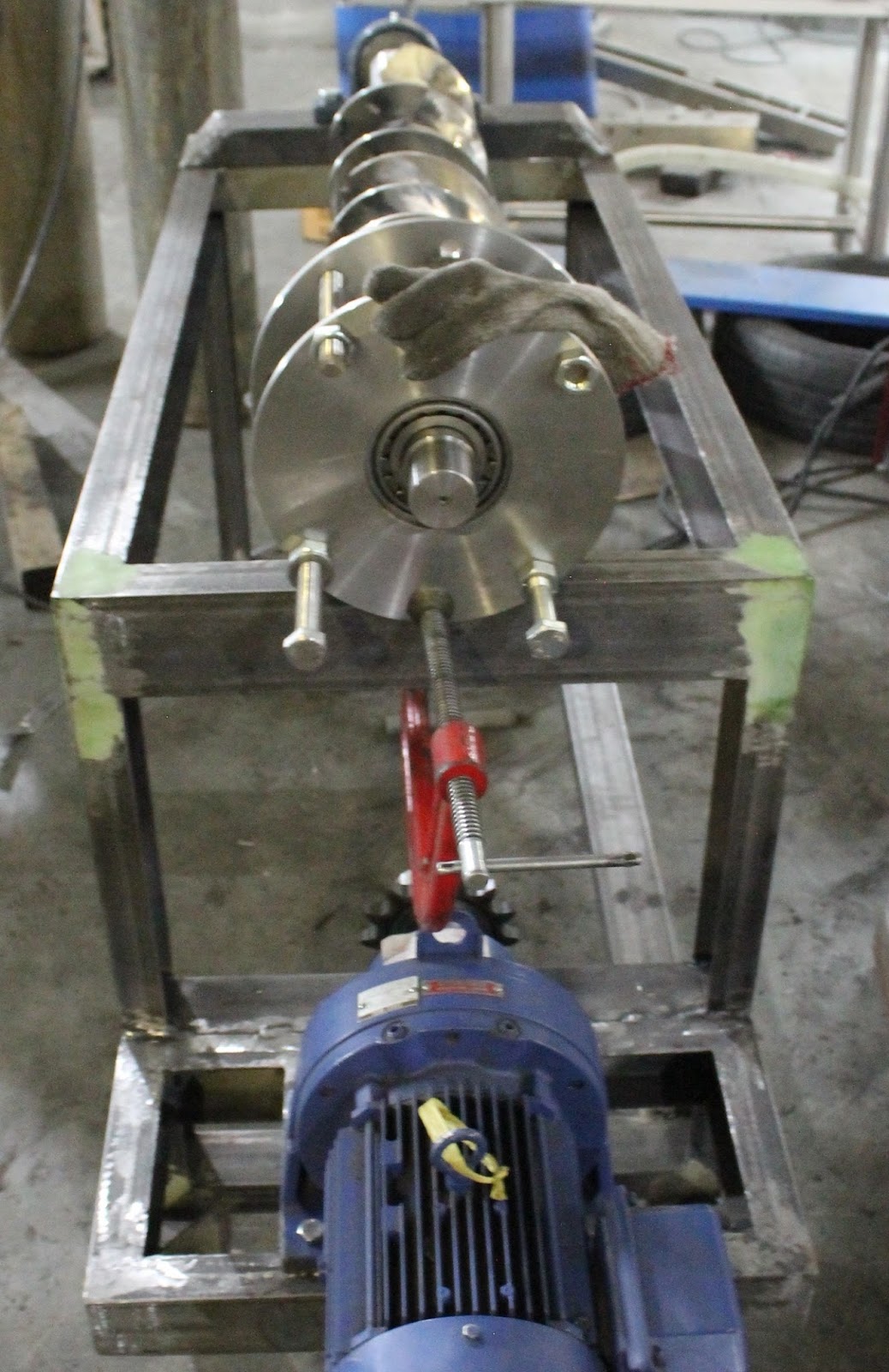 MESIN INDUSTRI FARMASI: SCREW PRESS SANTAN