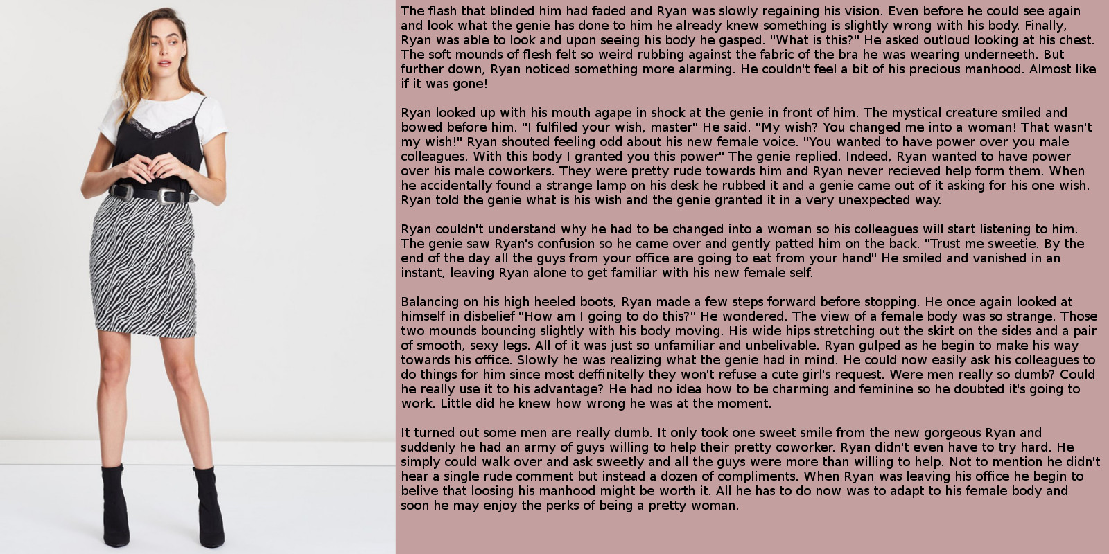 Marti's tg captions: Power over men