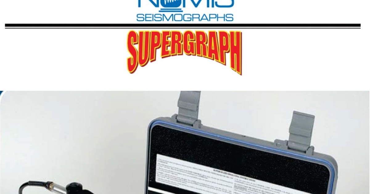Nomis Seismograph ~ Geophysical Equipment Supplier