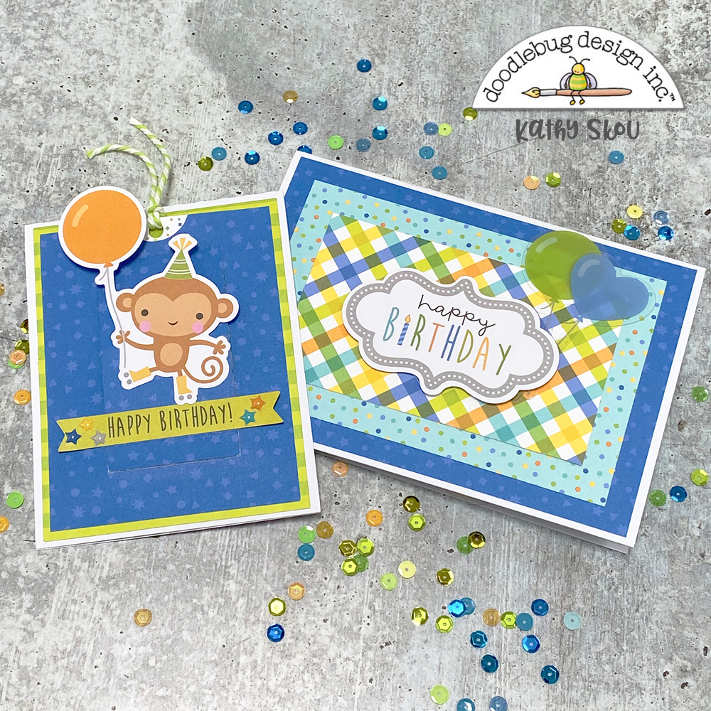My Happy Place: Doodlebug Design | Party Time Cards