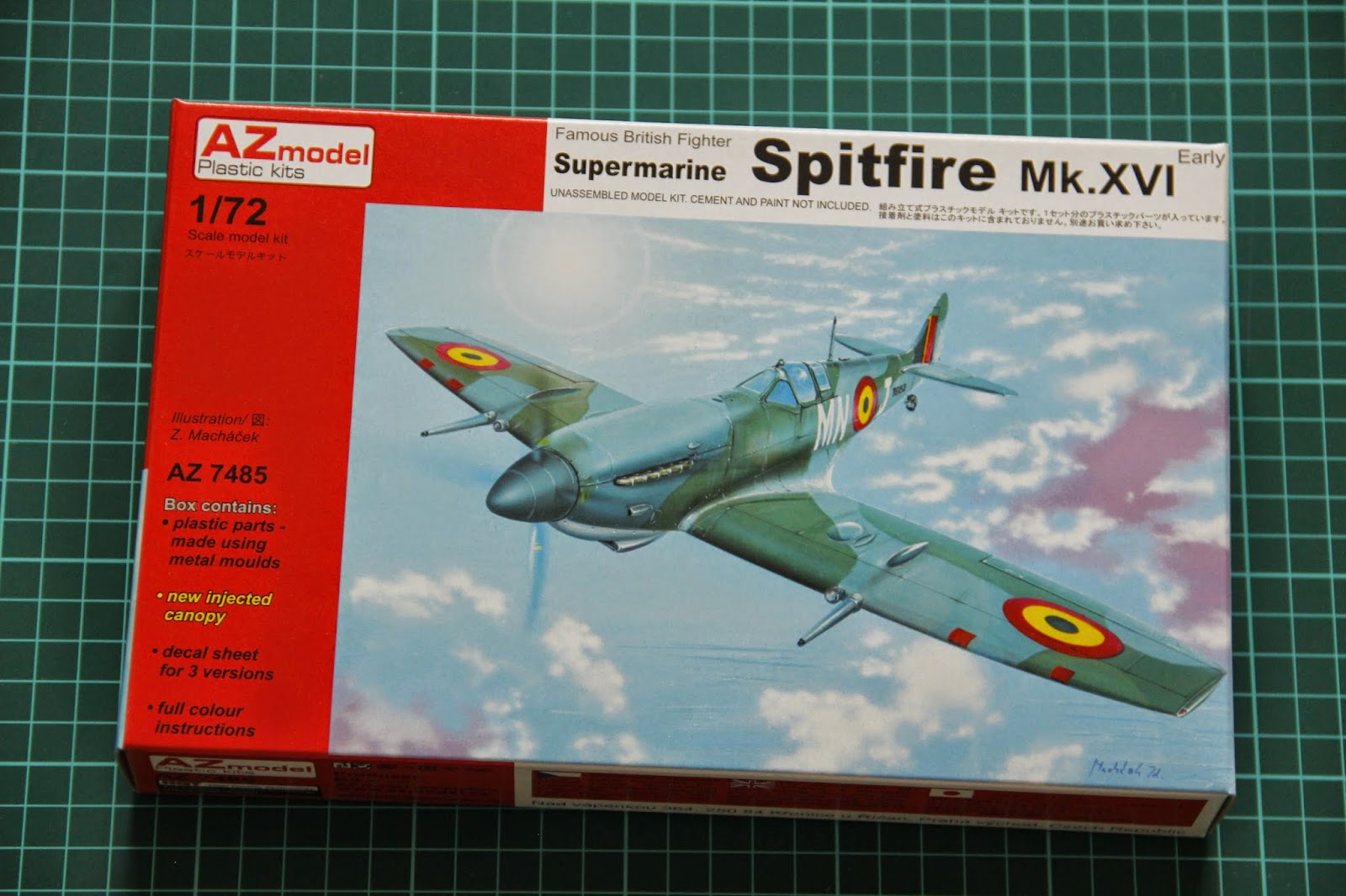 AZmodel 1/72 Supermarine Spitfire Mk.XVI Early (AZ7485) - DetailScaleView