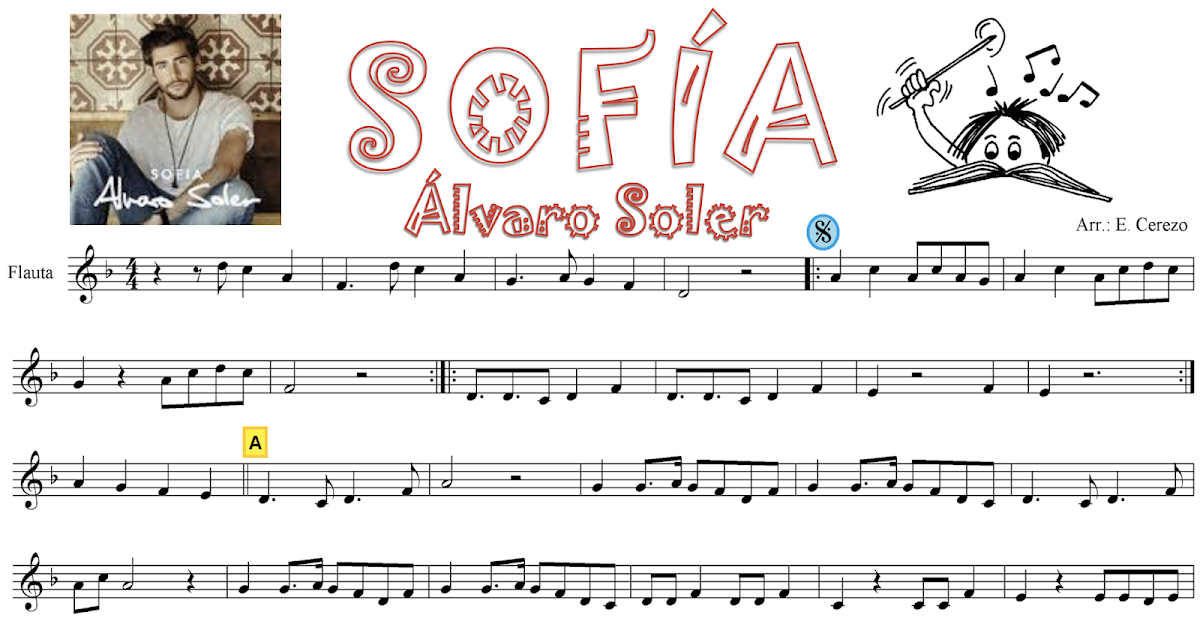 MÚSICA EN EL AULA - Mariví: PARTITURA SOFÍA