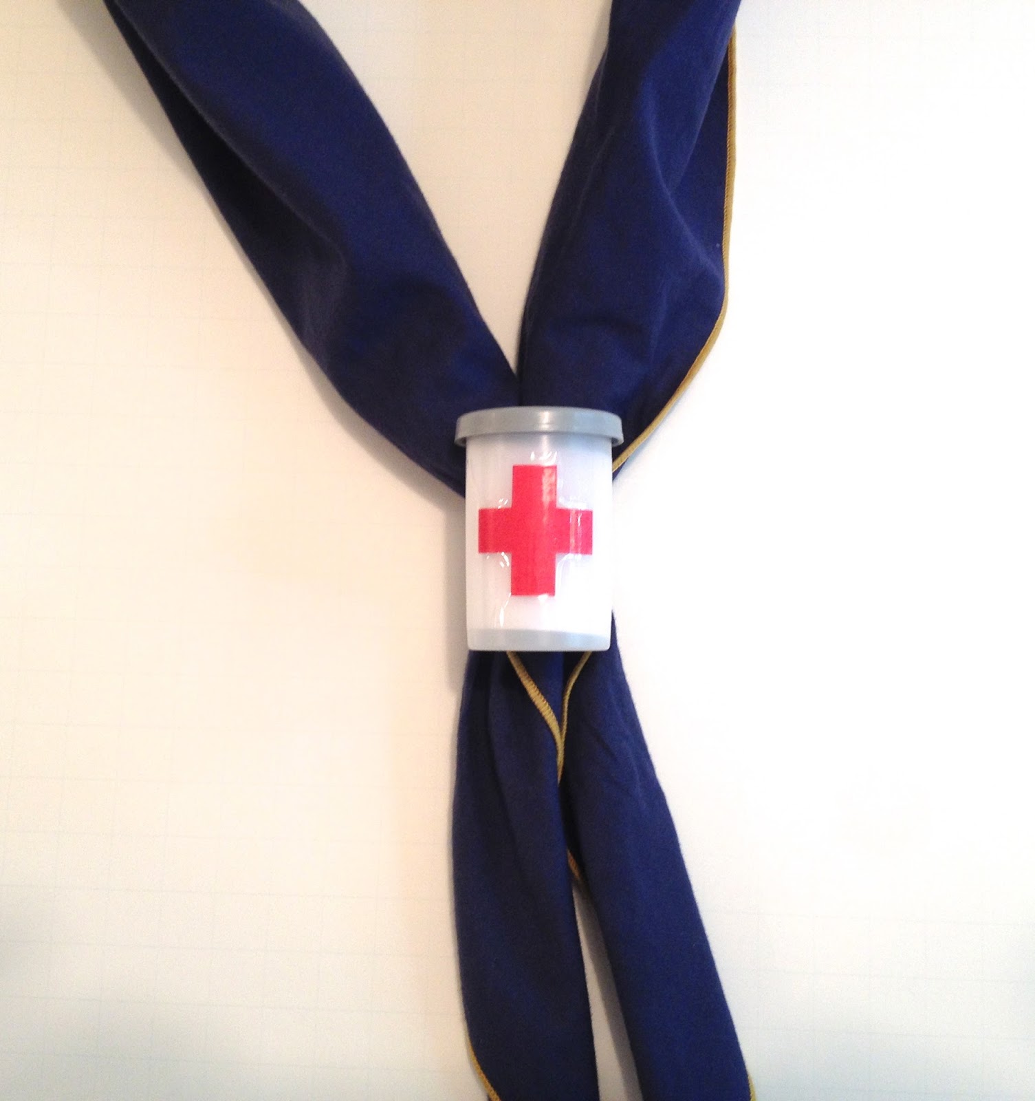 1001 Goals: Film Canister First Aid Kit Neckerchief Slide