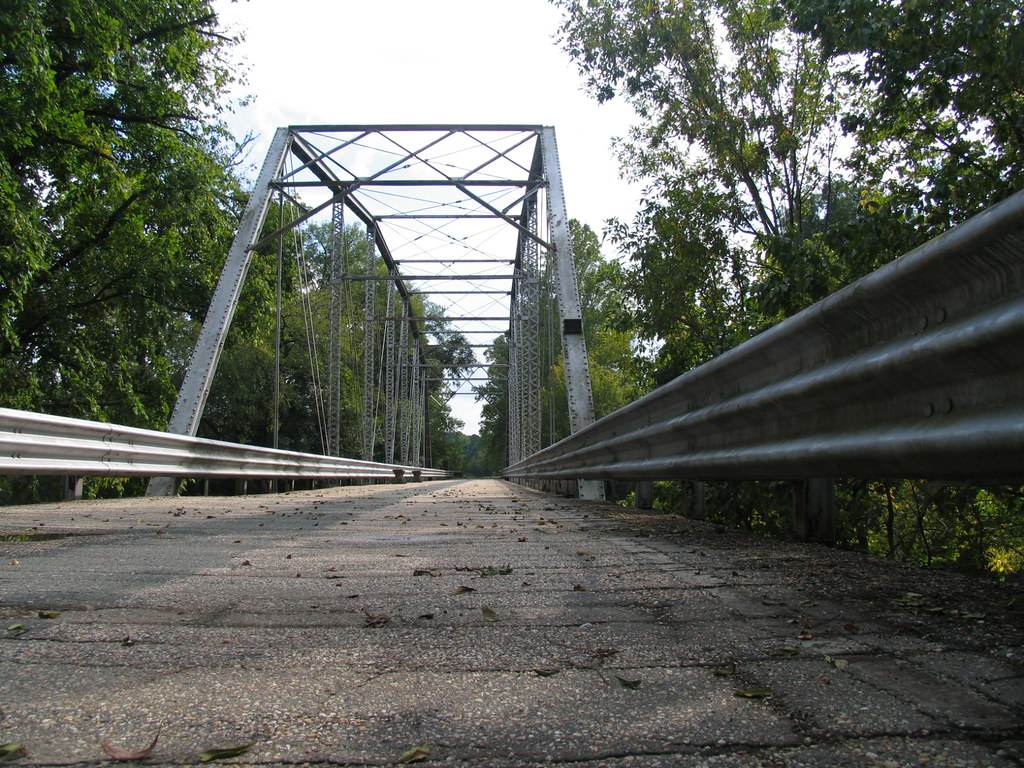 Camelback Truss Bridge over the Deep River