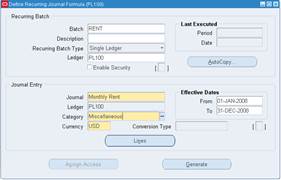 Oracle Applications: Oracle General Ledger (GL) Training Guide