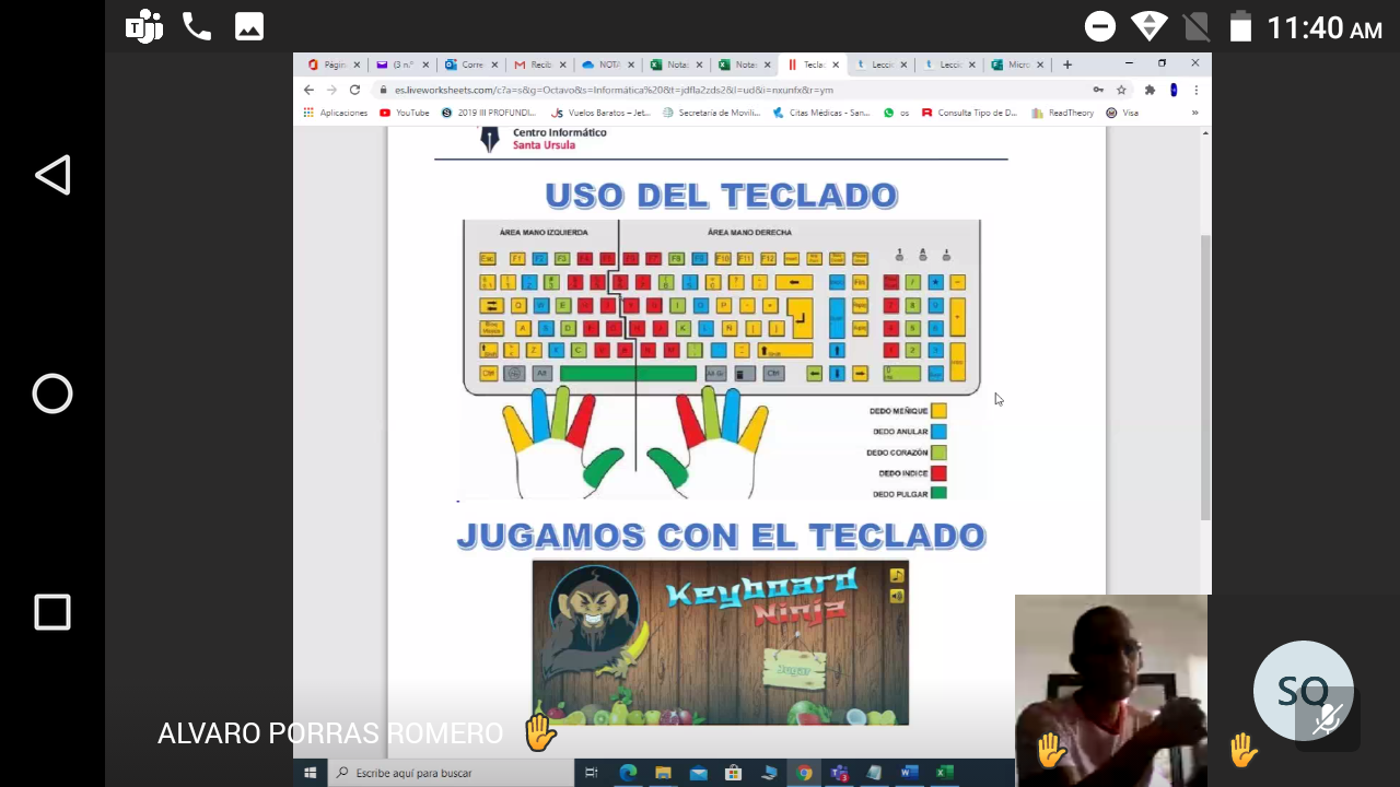 Manejo del Teclado