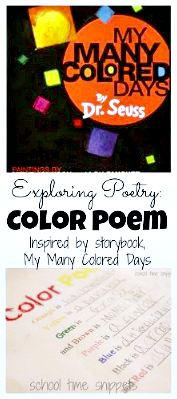 Poetry for Kids | Write Your Own Color Poem | School Time Snippets