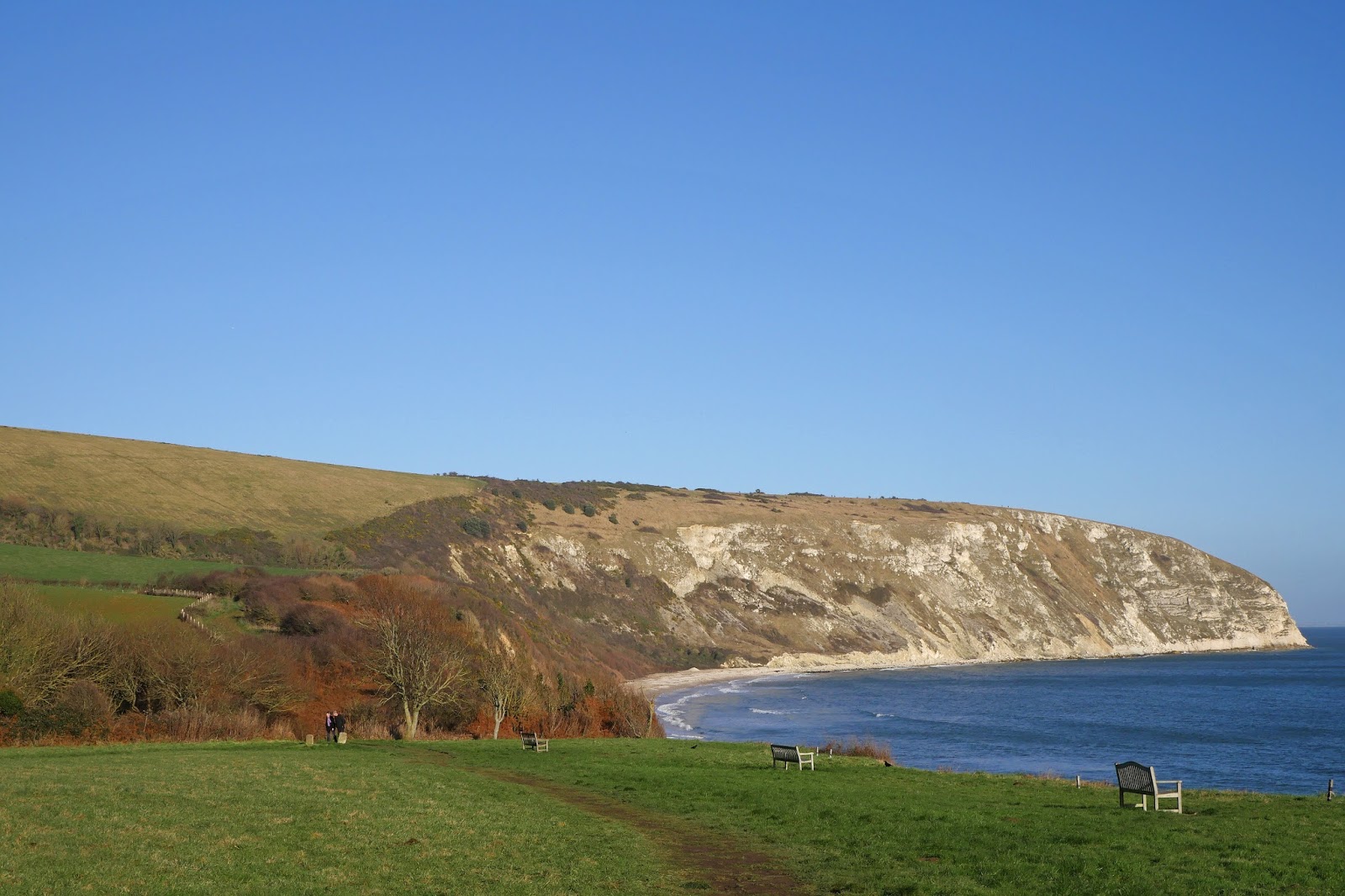 Walking in the country: Shell Bay to Swanage