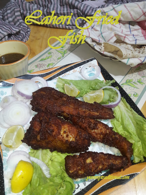 Lahori Fish Fry Recipe - Yummy Traditional