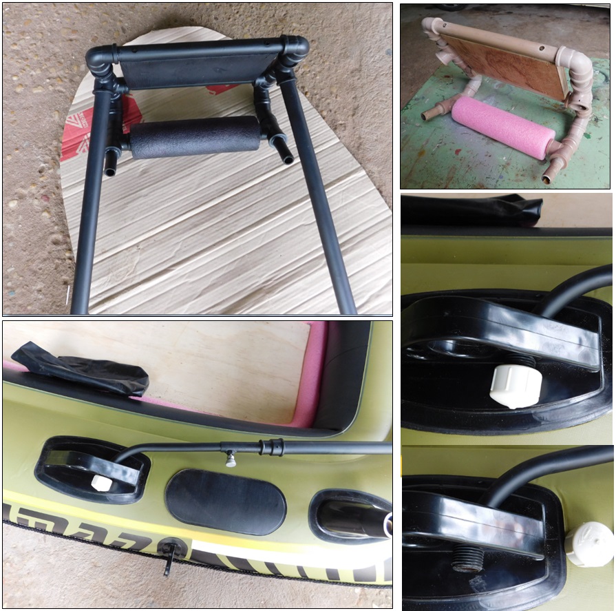 ArteFaz: Suporte de motor para bote inflável ArteFaz: Suporte de motor para bote inflável