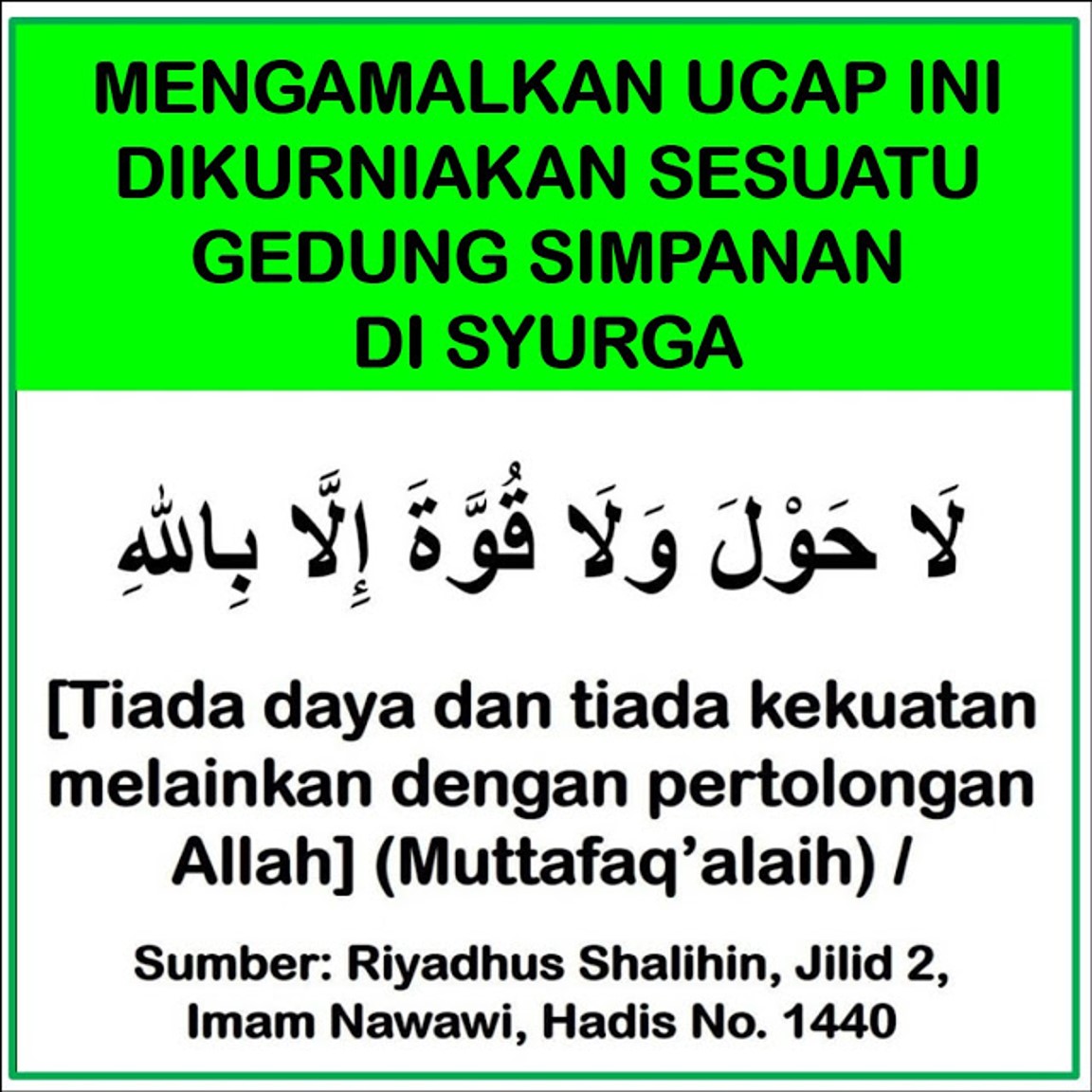 SIRI 6: ZIKIR-ZIKIR RINGKAS DAN RINGAN DENGAN GANJARAN PAHALA BESAR