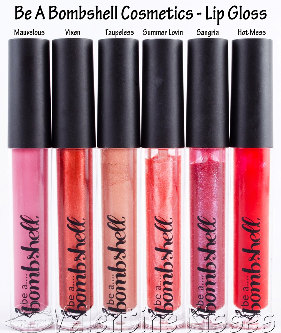 Valentine Kisses: Be A Bombshell Cosmetics Lip Gloss in Mauvelous ...
