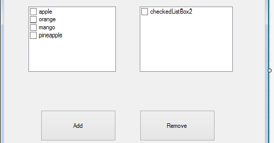 TECHZMATRIX SOFTWARE TECHNOLOGIES: Checked ListBox