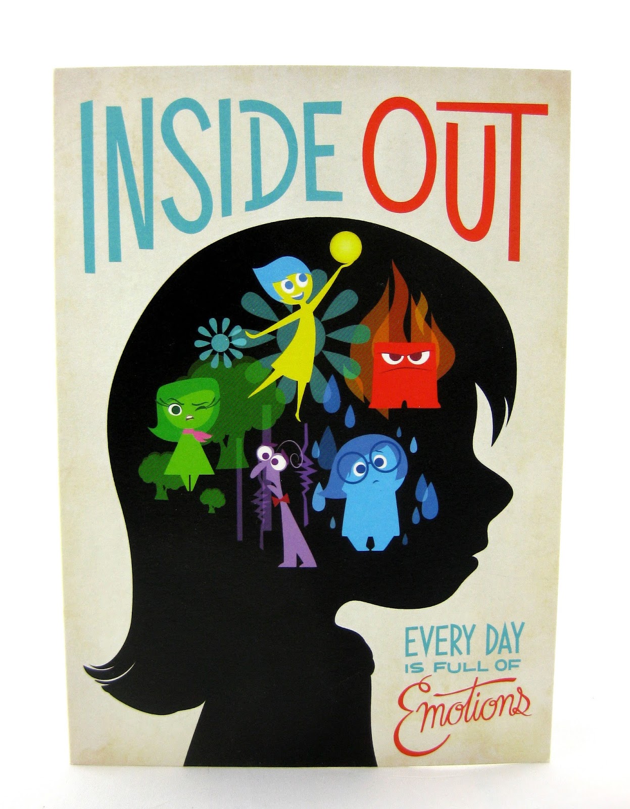 Dan the Pixar Fan: Inside Out: "Every Day is Full of Emotions" Card