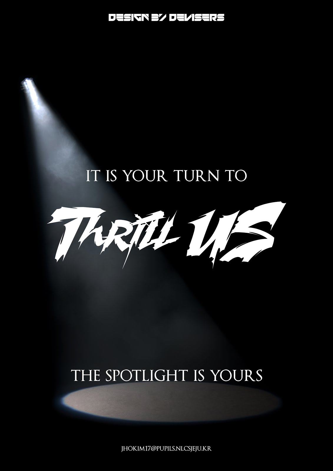 Thrill Us Society - Advertisement Poster - Brushless