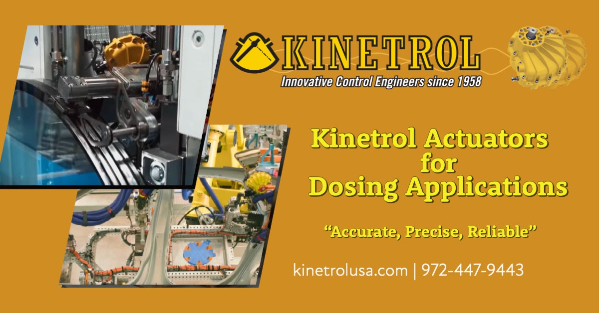 Precision Dosing with Kinetrol Actuators | Kinetrol Pneumatic Rotary ...