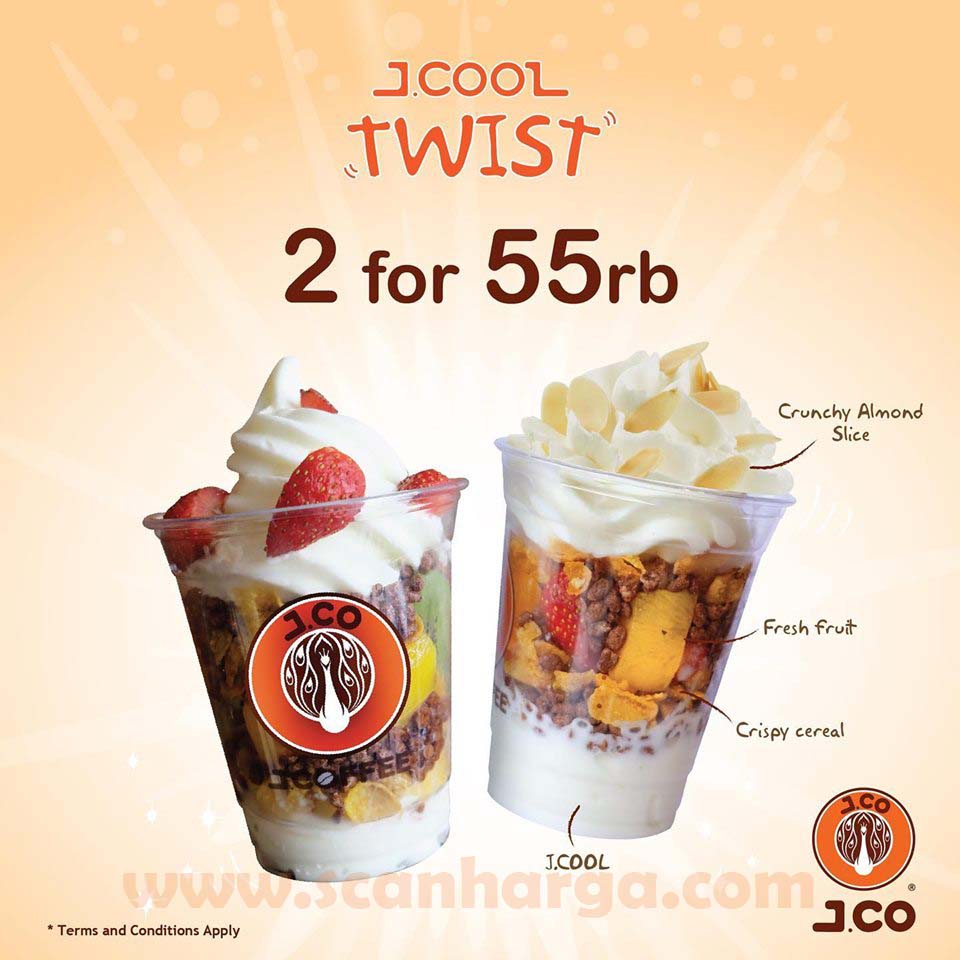 Promo JCO Terbaru 2 Jcool Twist Harga 55 Ribu - scanharga
