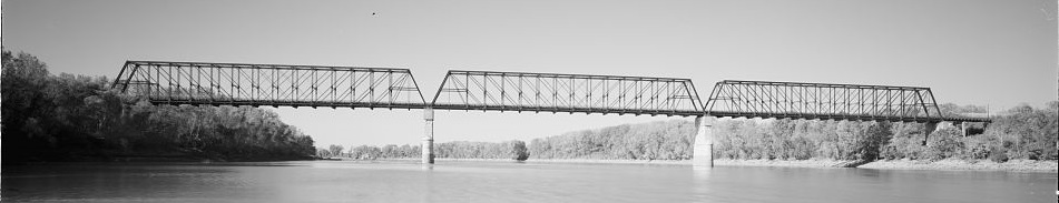 Industrial History: 1887-2001 Chouteau Bridge In Kansas City, MO