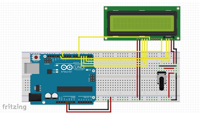 Lcd Display Interfacing With Arduino In Hindi