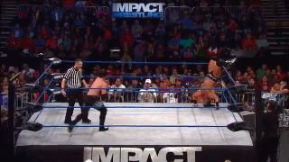 Running Corner Low Dropkick