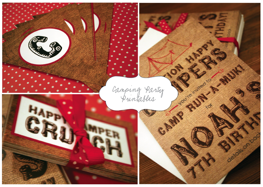 Nellie Design: Customer Approved! Noah's Camping Party