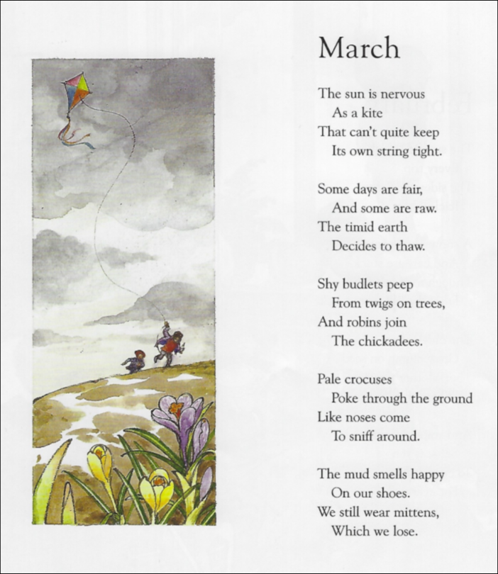 Randomly Reading: Poetry Friday: March by John Updike