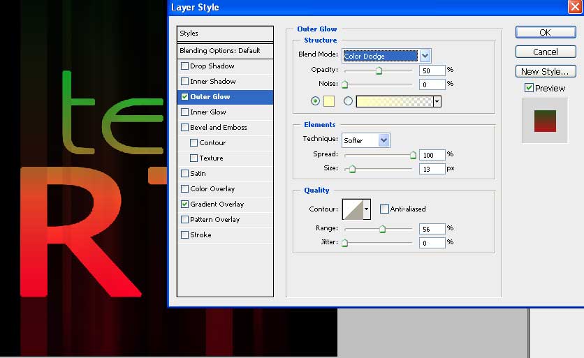 Cara membuat berbagai macam efek teks menggunakan layer style | Lapakdata