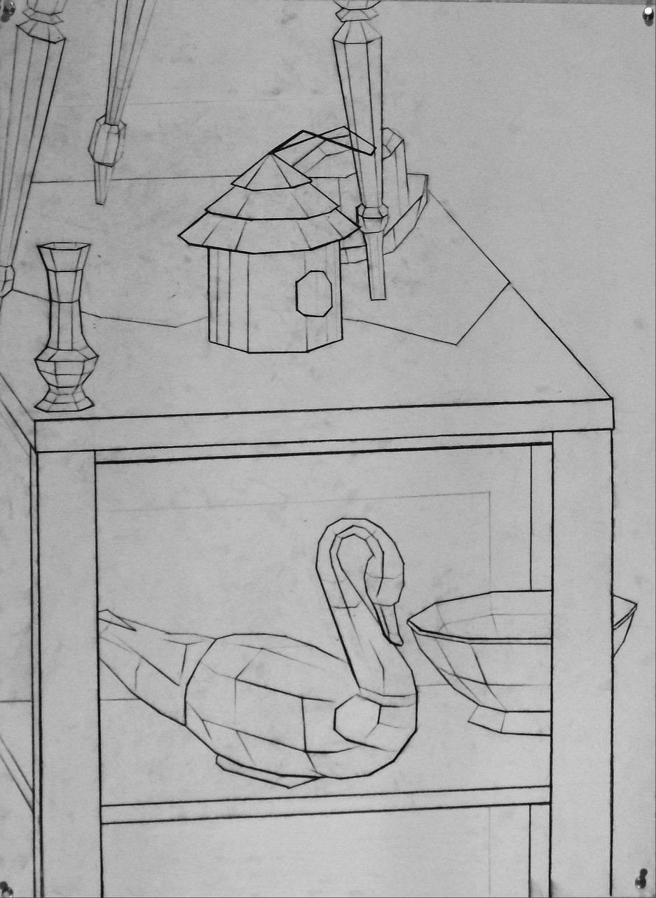 Bethel Intro To Drawing: In-Class Examples of Planar Analysis