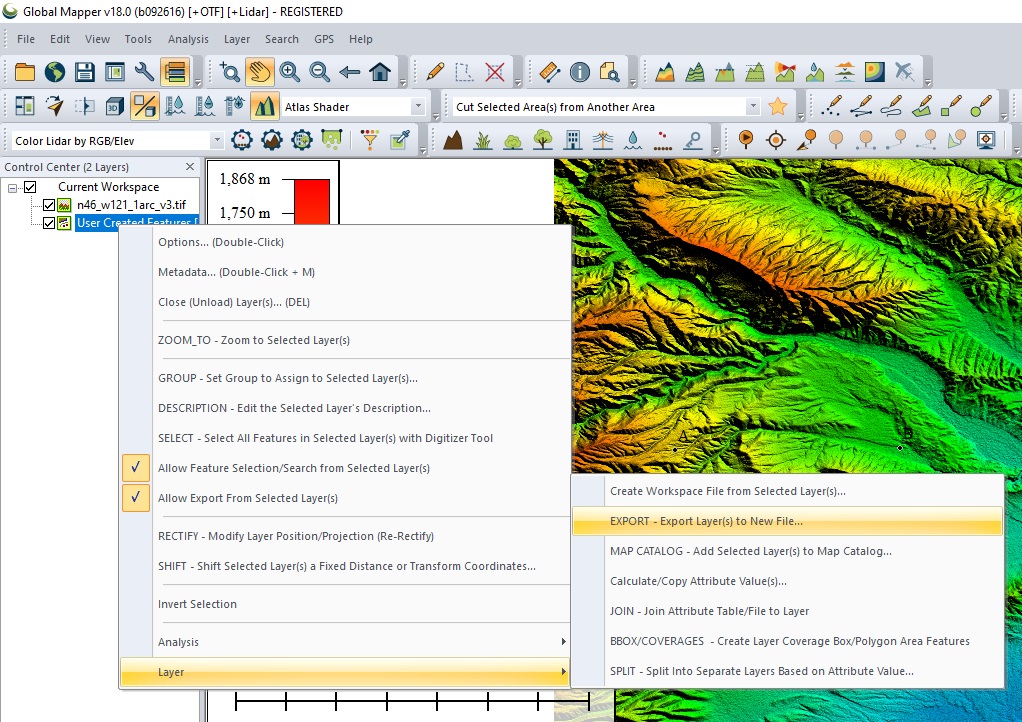 TUTORIAL MENGOLAH DATA DEM DENGAN GLOBL MAPPER - BLOGGERS ANAK TEKNIK