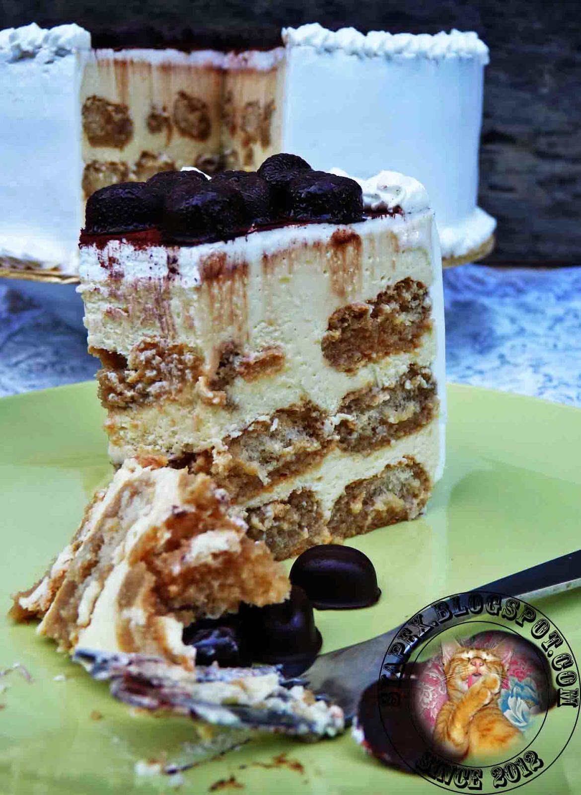 syapex kitchen: Sponge Finger Tiramisu Cake