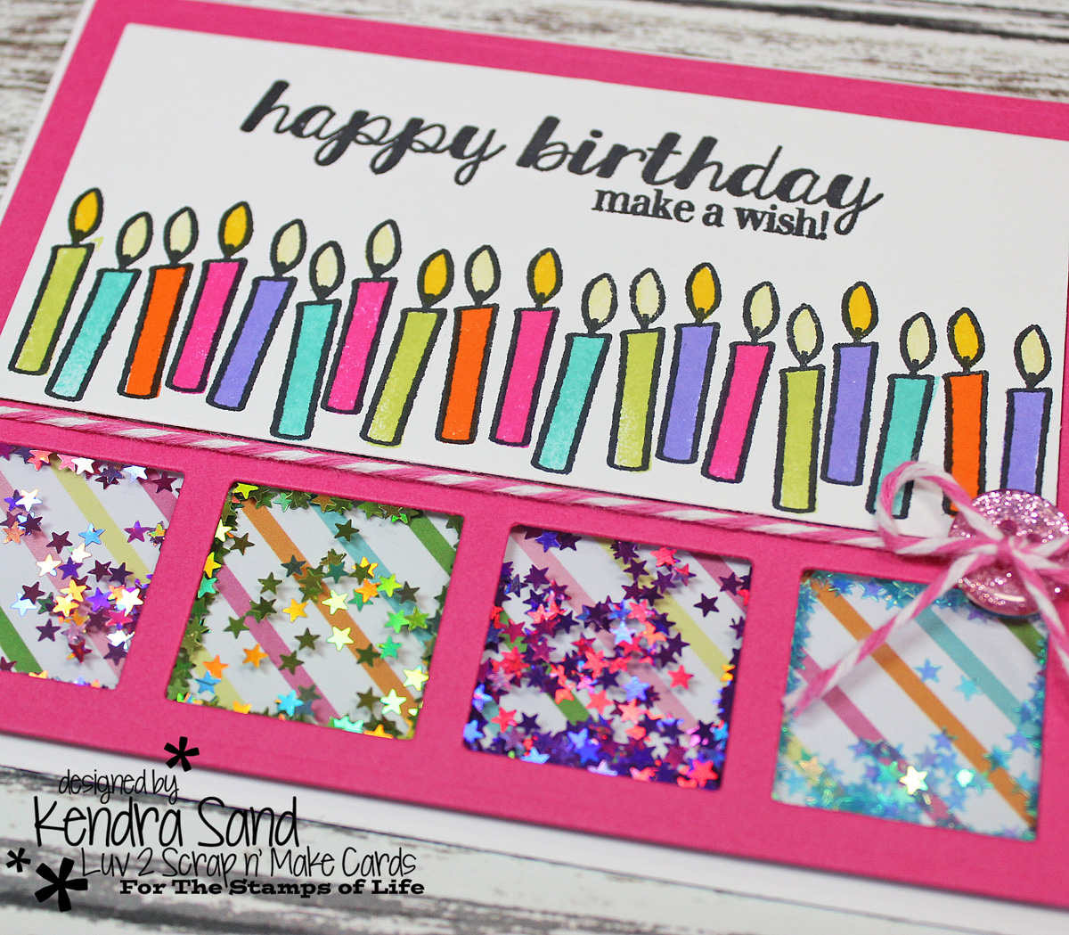 Luv 2 Scrap n' Make Cards: Make a Wish Grid Birthday with TSOL