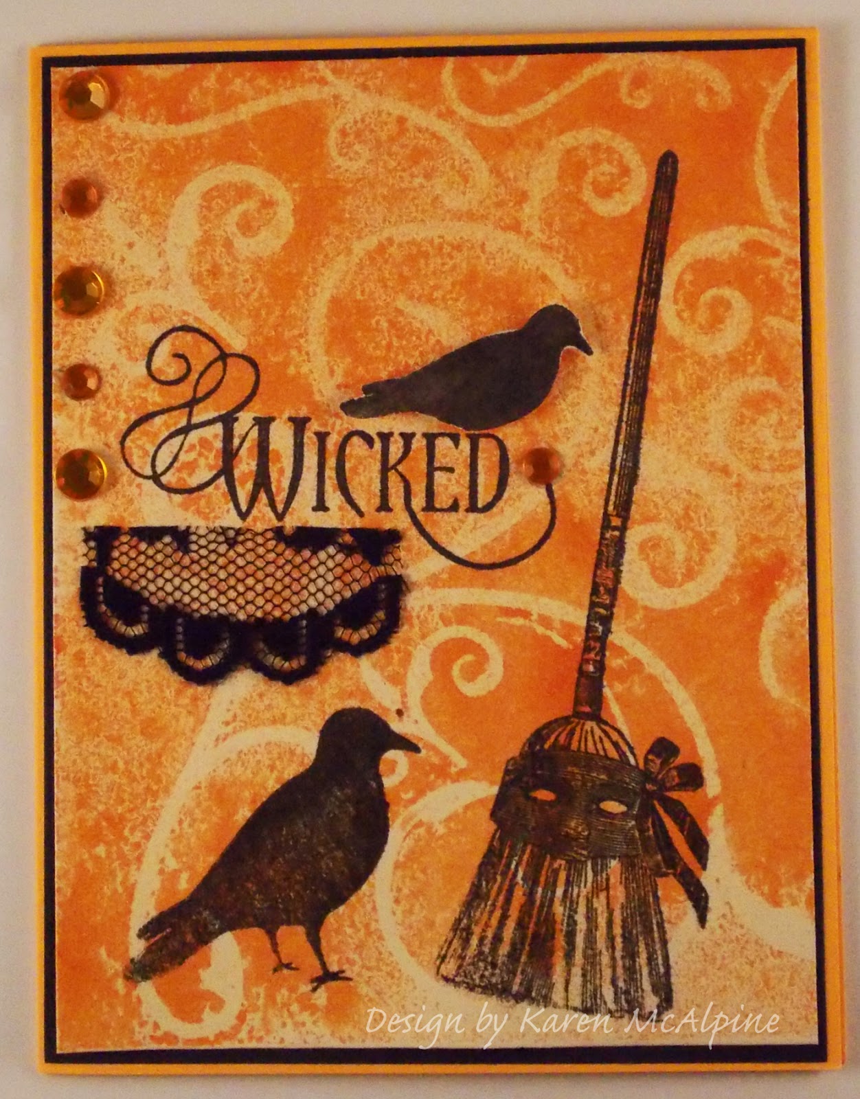 Dreaming and Creating: Spooky Wicked Halloween Card with Character ...