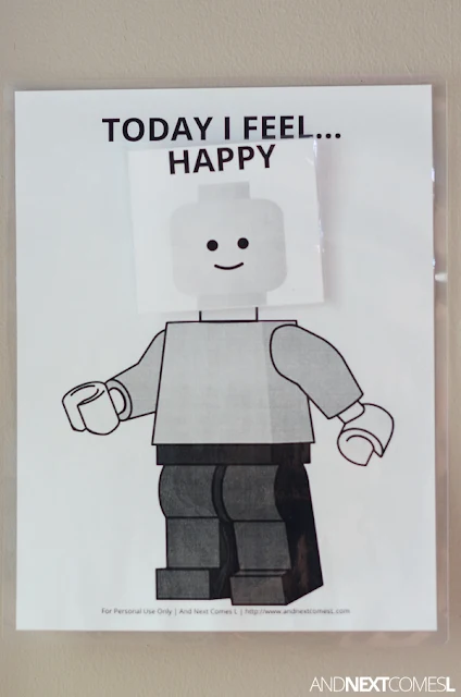 Free Printable LEGO "Today I Feel" Emotions Chart | And Next Comes L ...