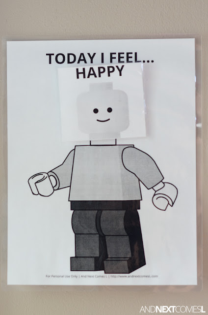 Free Printable LEGO "Today I Feel" Emotions Chart | And Next Comes L ...