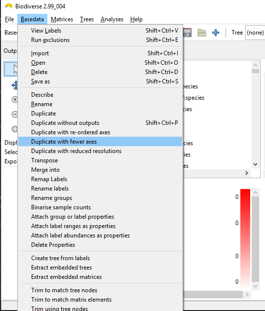 Biodiverse analysis software: 2019