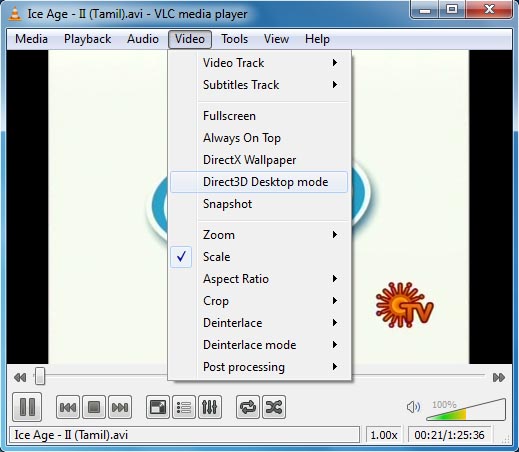 Set video as your desktop wallpaper using vlc player ~ VLC Media Player ...