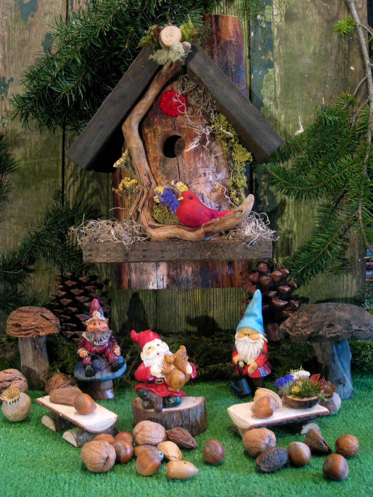 Gnome Stories at Whimsical Woods: Winter Days Continue - Oh Nuts!