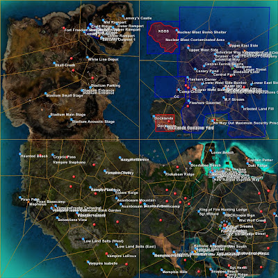 Entropia HUNiverse: Térképek