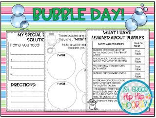 1st Grade Hip Hip Hooray!: Bubble Bubble...Let's Discover!