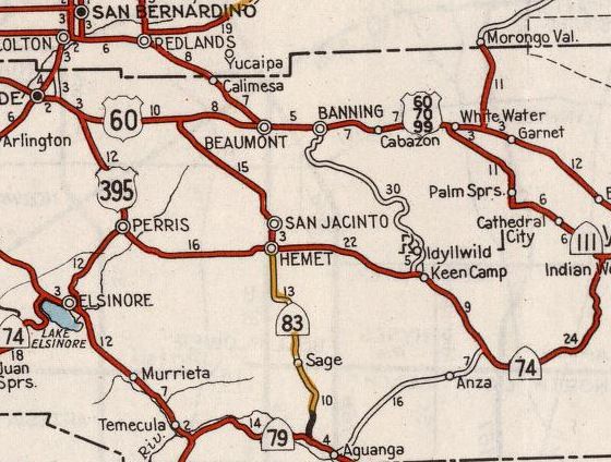 The mystery of the original California State Route 83