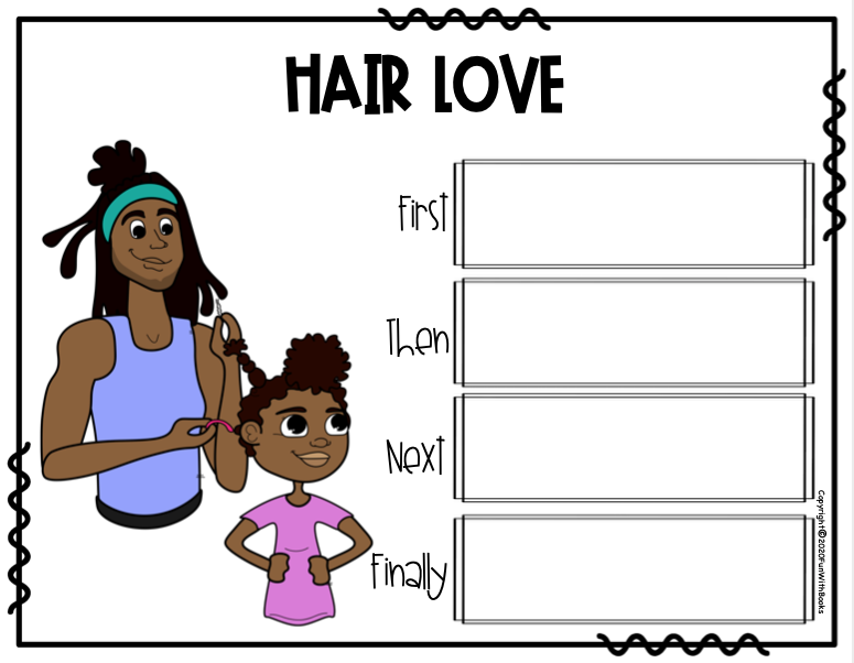 HAIR LOVE BOOK UNIT ~ Book Units by Lynn